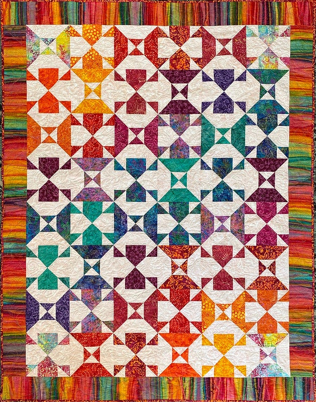 square geometric quilt patterns