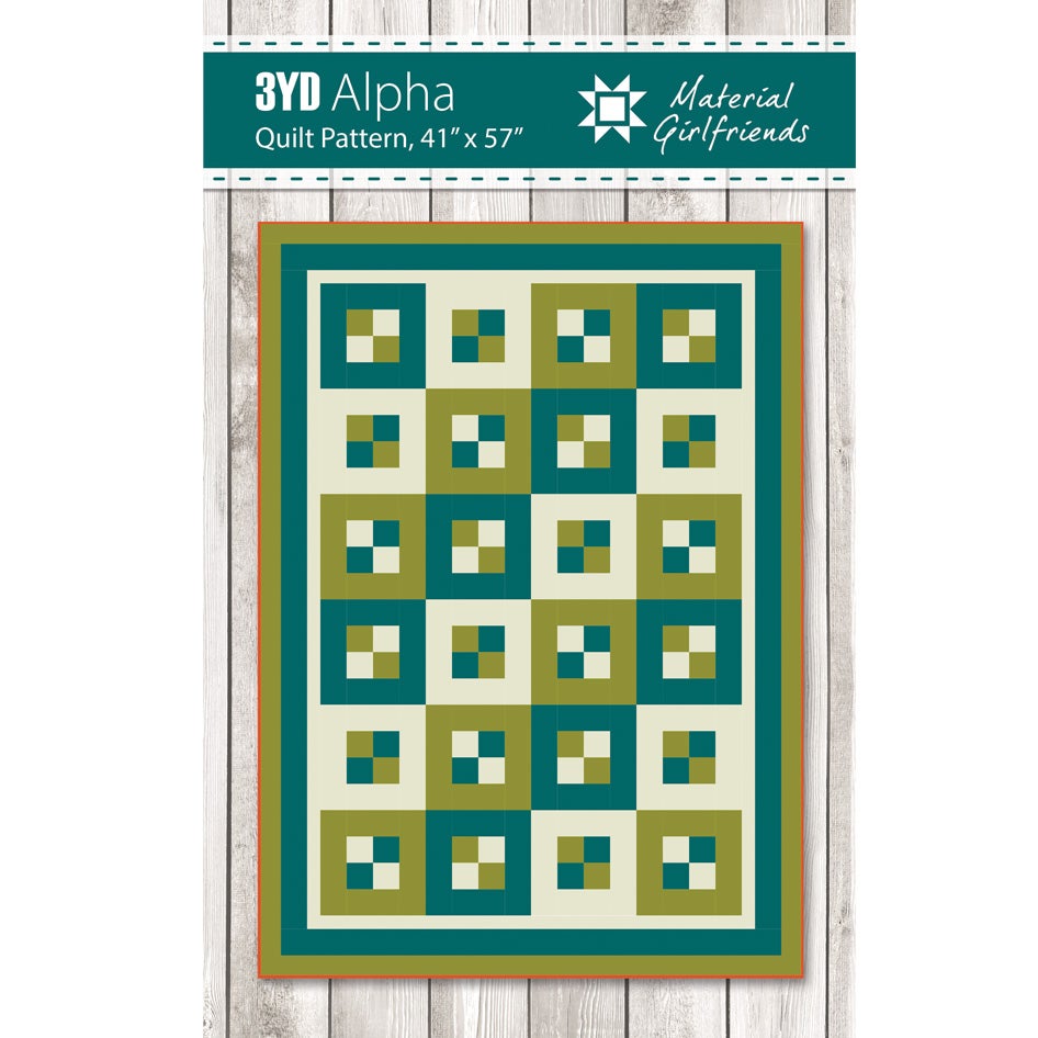 3YD Alpha Quilt Pattern | Material Girlfriends Patterns