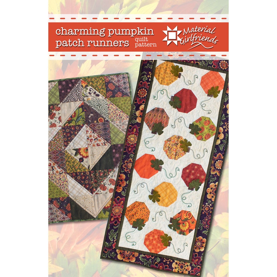 Charming Pumpkin Runners Pattern | Material Girlfriends Patterns