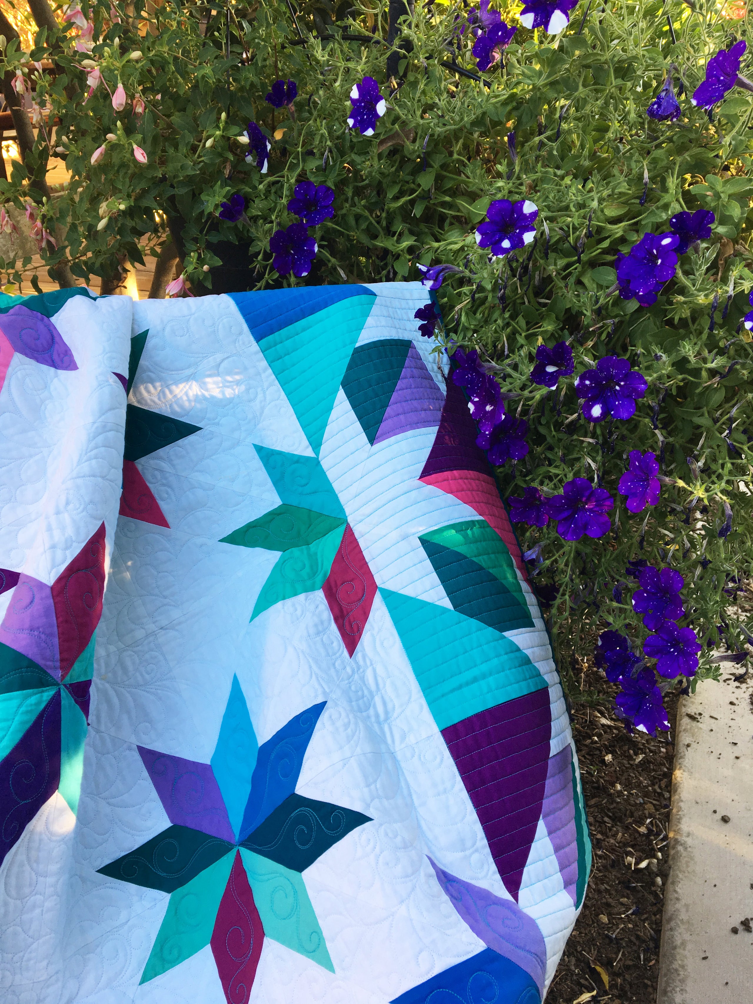 Confetti Star Jewels Solids Kit and Pattern | Material Girlfriends Patterns