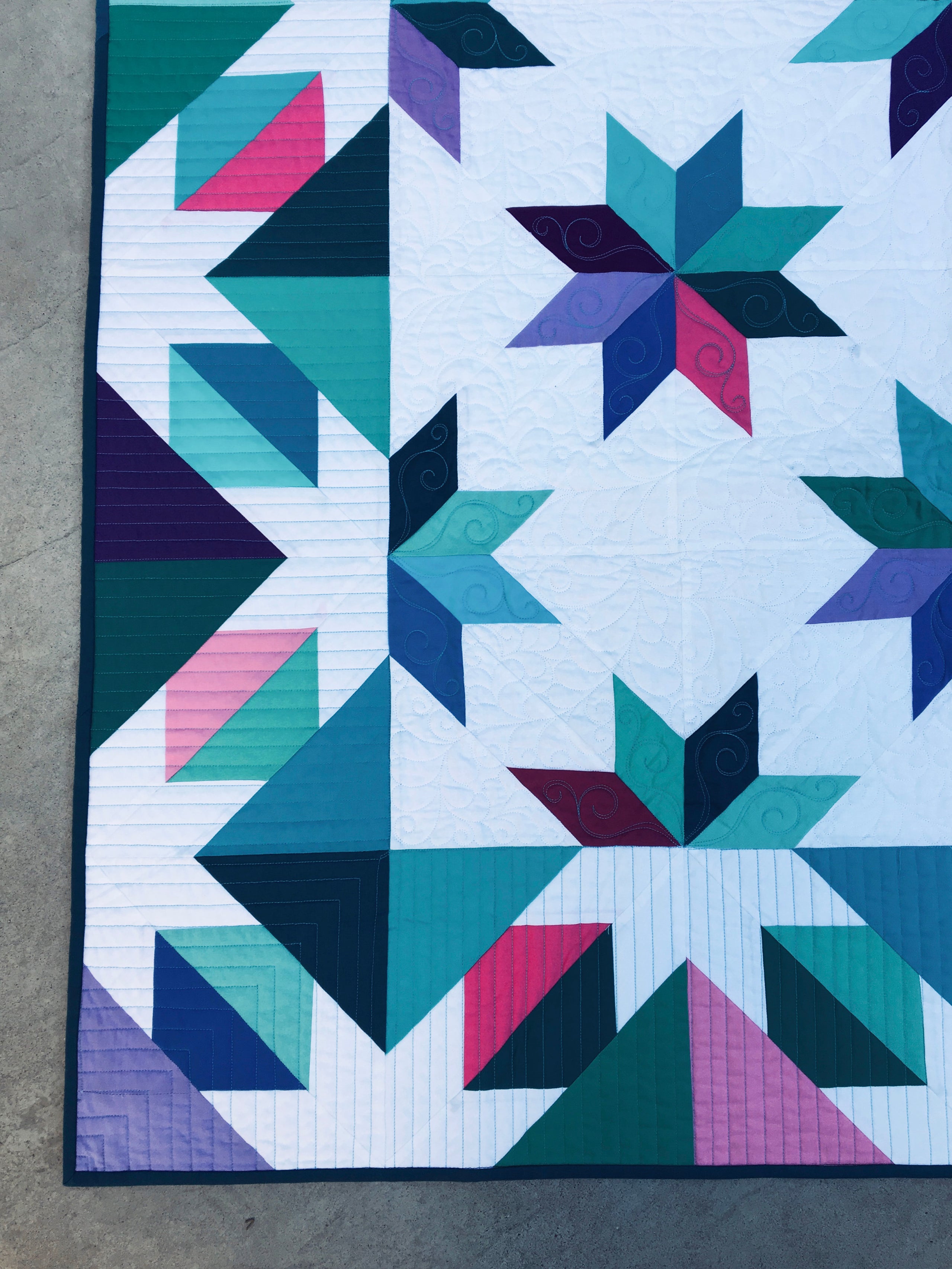 Confetti Star Jewels Solids Kit and Pattern | Material Girlfriends Patterns