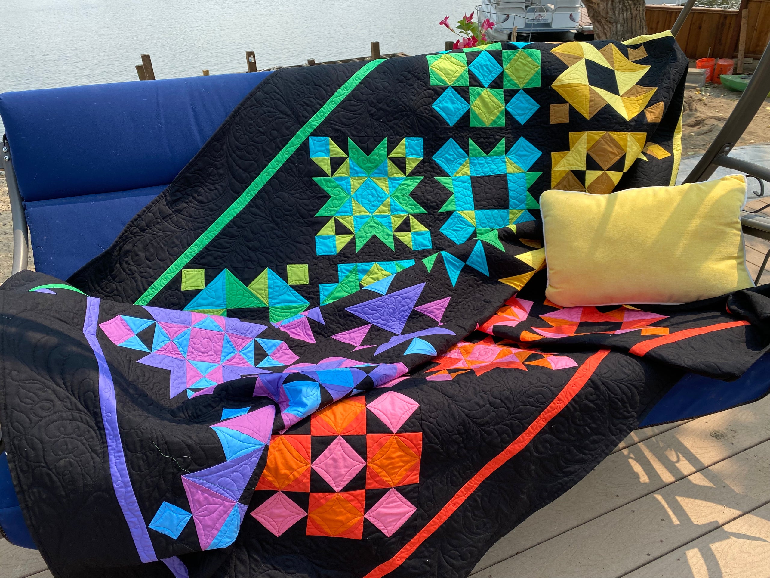 Quilters Color Therapy BOM Quilt Pattern Booklet | Material Girlfriends ...