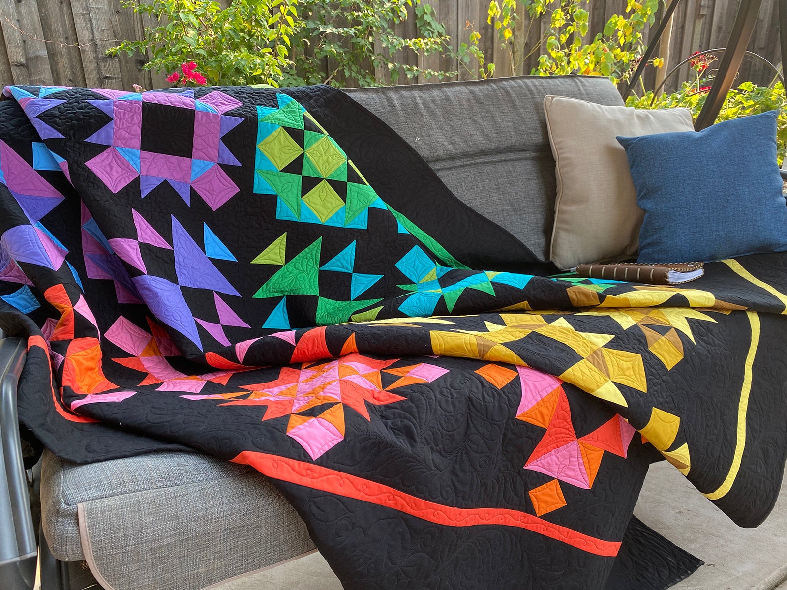 Quilters Color Therapy BOM Quilt Pattern Booklet | Material Girlfriends ...