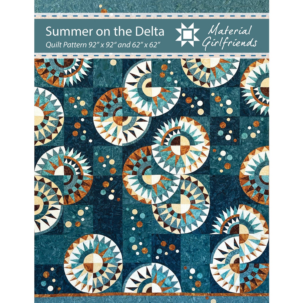 Summer on the Delta Quilt Pattern | Material Girlfriends Patterns